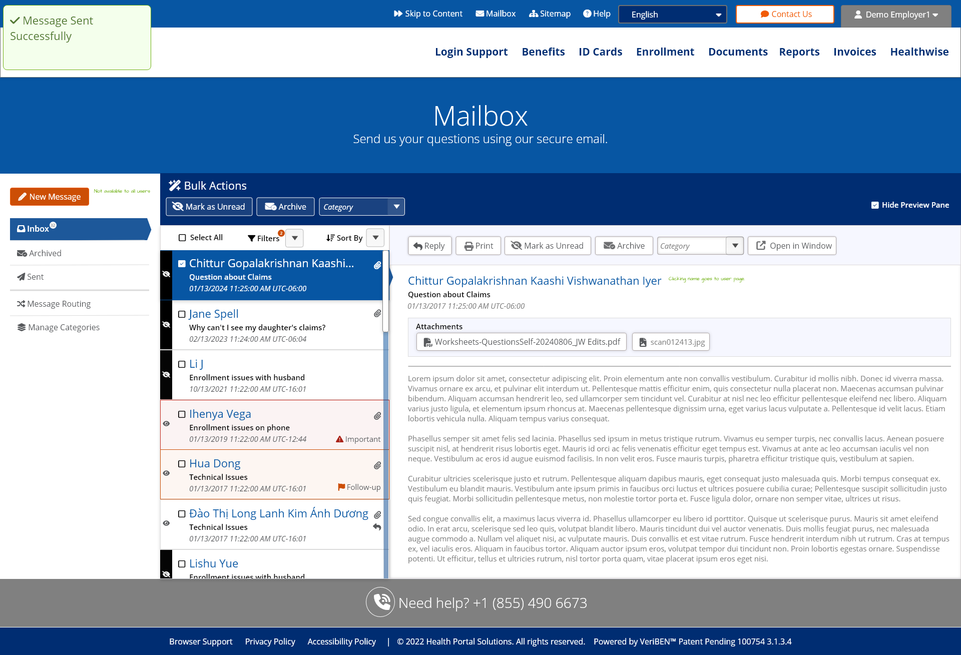 Ellice Sanchez - Graphic Designer » Portal Mail UI Overhaul and WCAG 2 ...